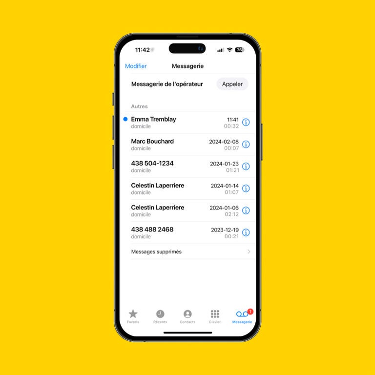 Messagerie vocale visuelle pour iPhone | Mobilité | Vidéotron